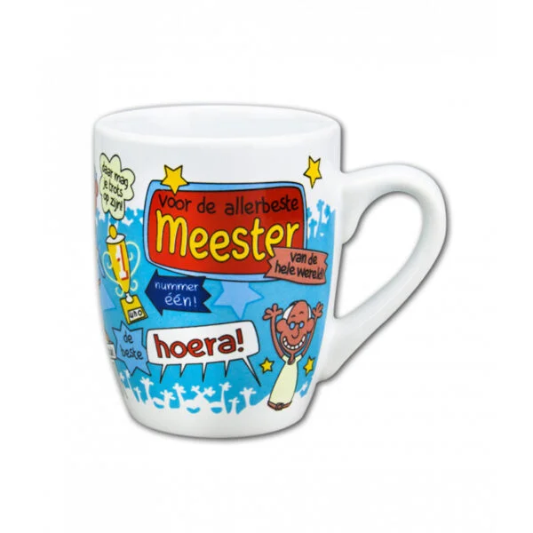 Mok Cartoon | meester | Snoepkado